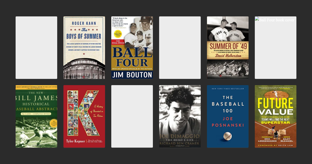 Los mejores libros de béisbol