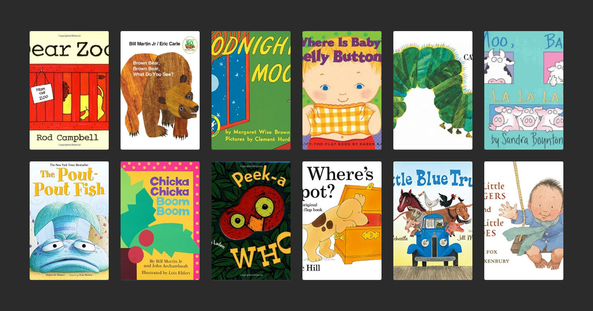 100 Best Books For 1 Year Olds
