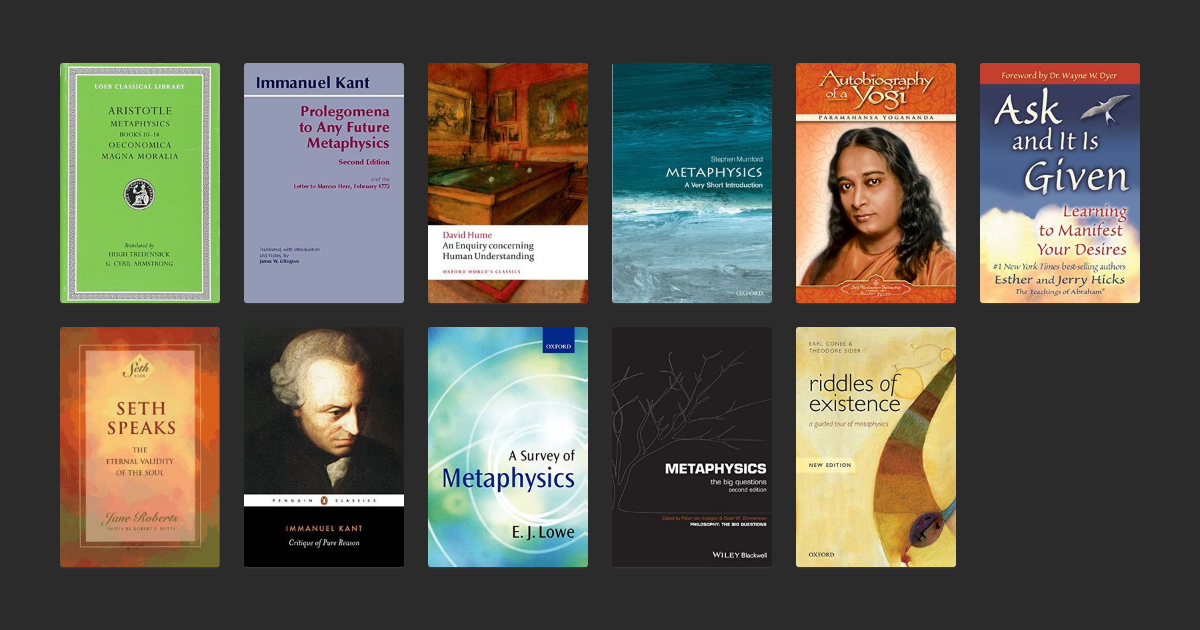 11 Best Books On Metaphysics