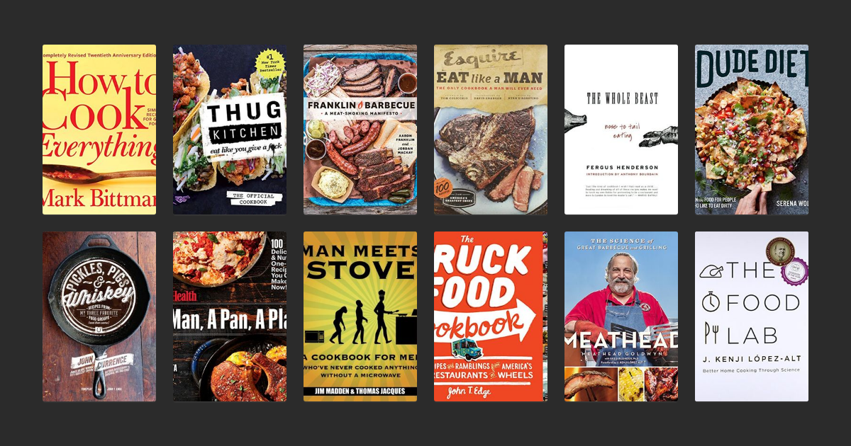 28 Best Cookbooks for Men
