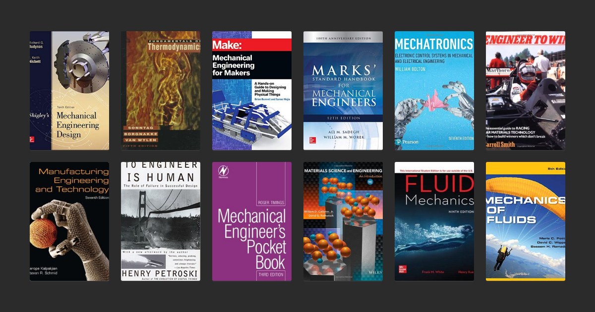 57 Best Mechanical Engineering Books