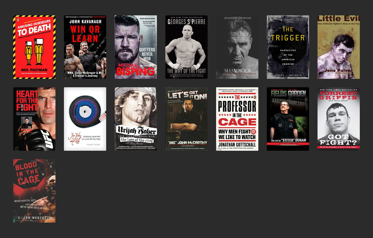 7 Best UFC Books