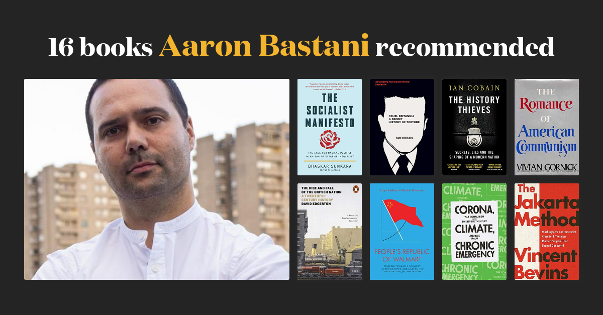29 books Aaron Bastani recommended