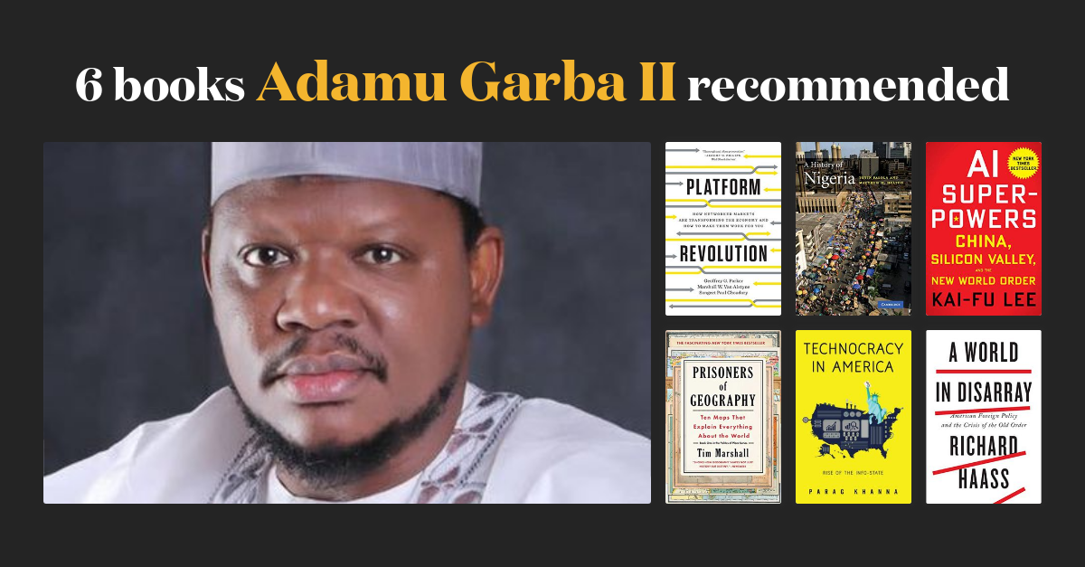 7 books Adamu Garba II recommended