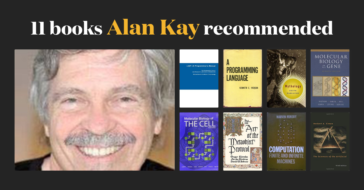 11 books Alan Kay recommended