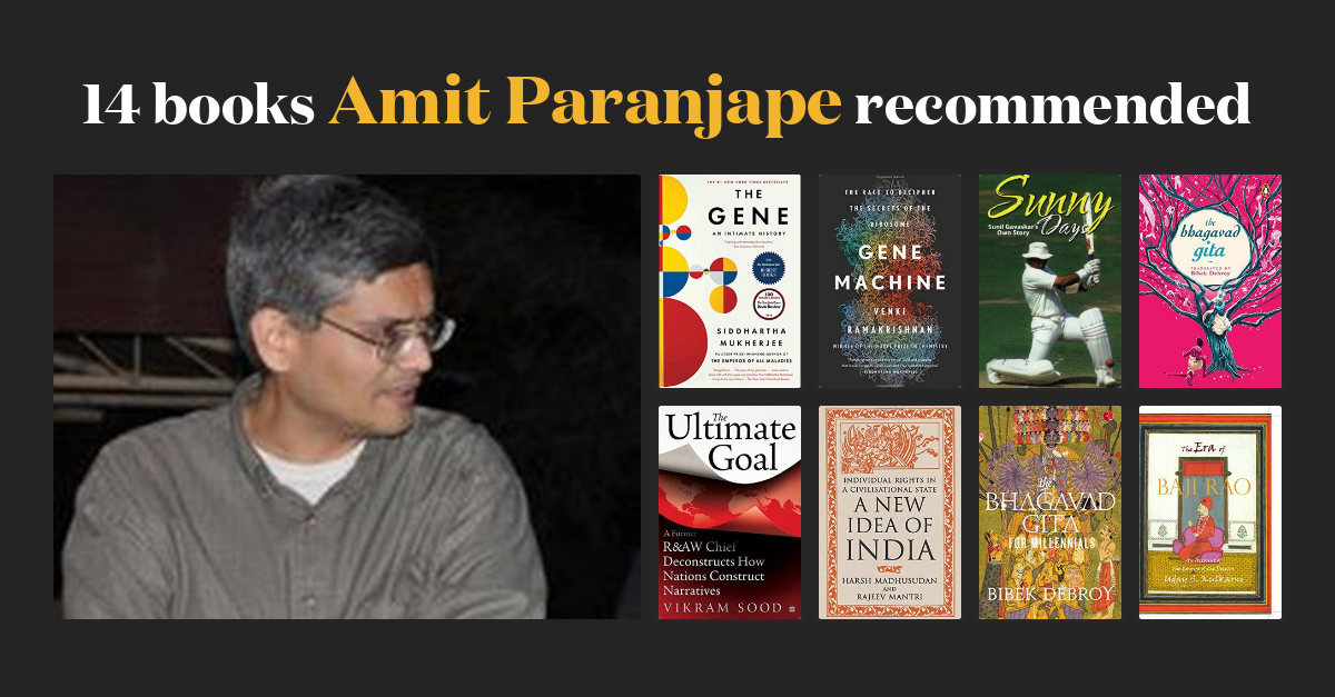 23 books Amit Paranjape recommended
