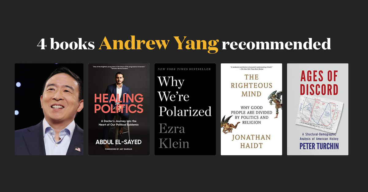 7 books Andrew Yang recommended