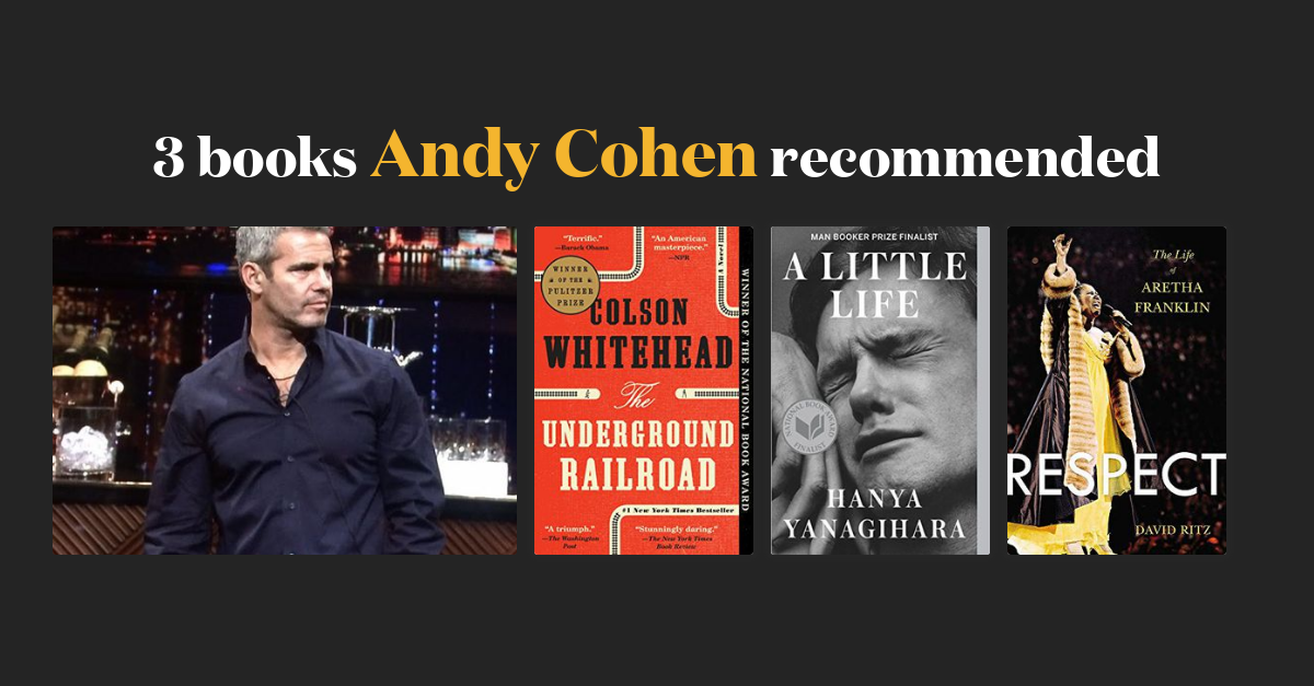 3 books Andy Cohen recommended