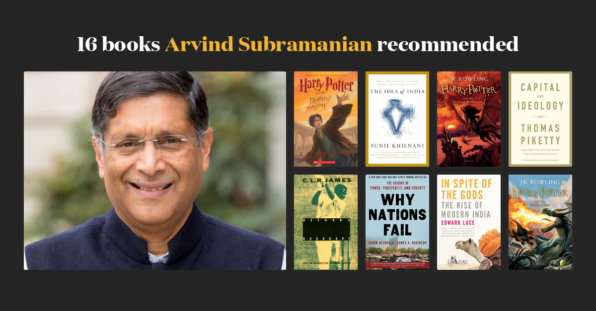 16 books Arvind Subramanian recommended