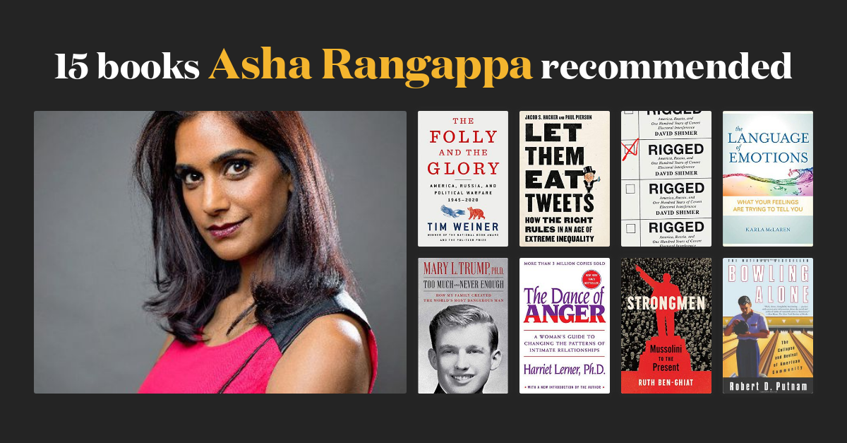 17 books Asha Rangappa recommended