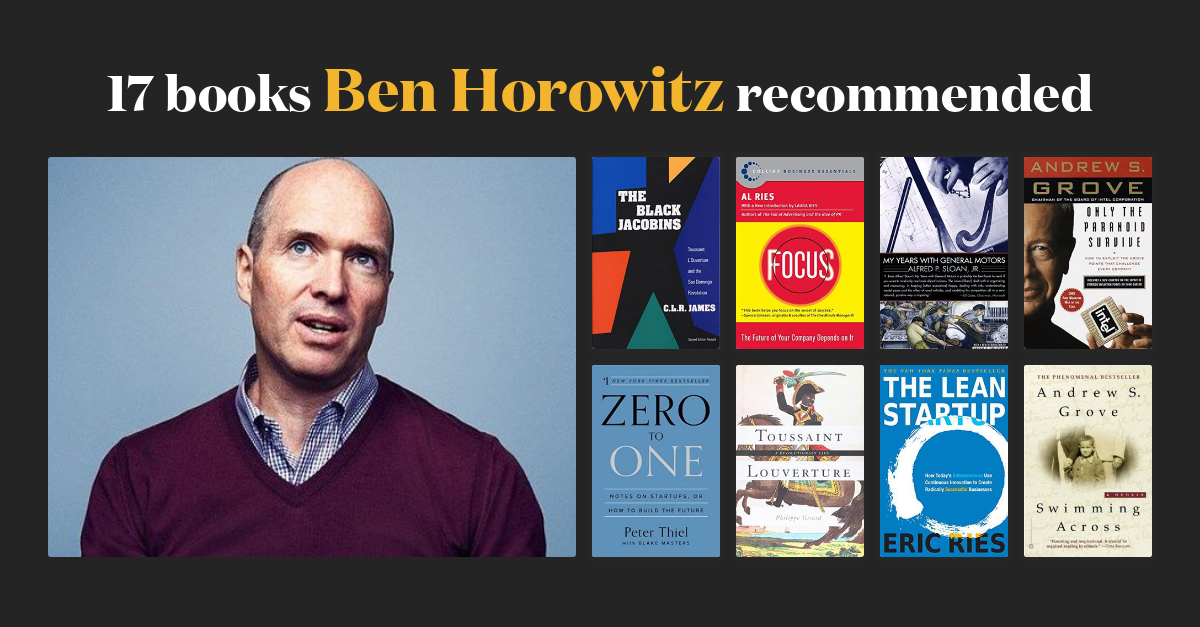 17 books Ben Horowitz recommended