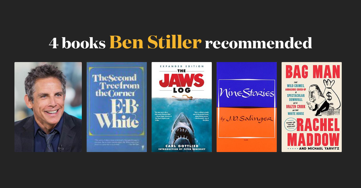5 books Ben Stiller recommended