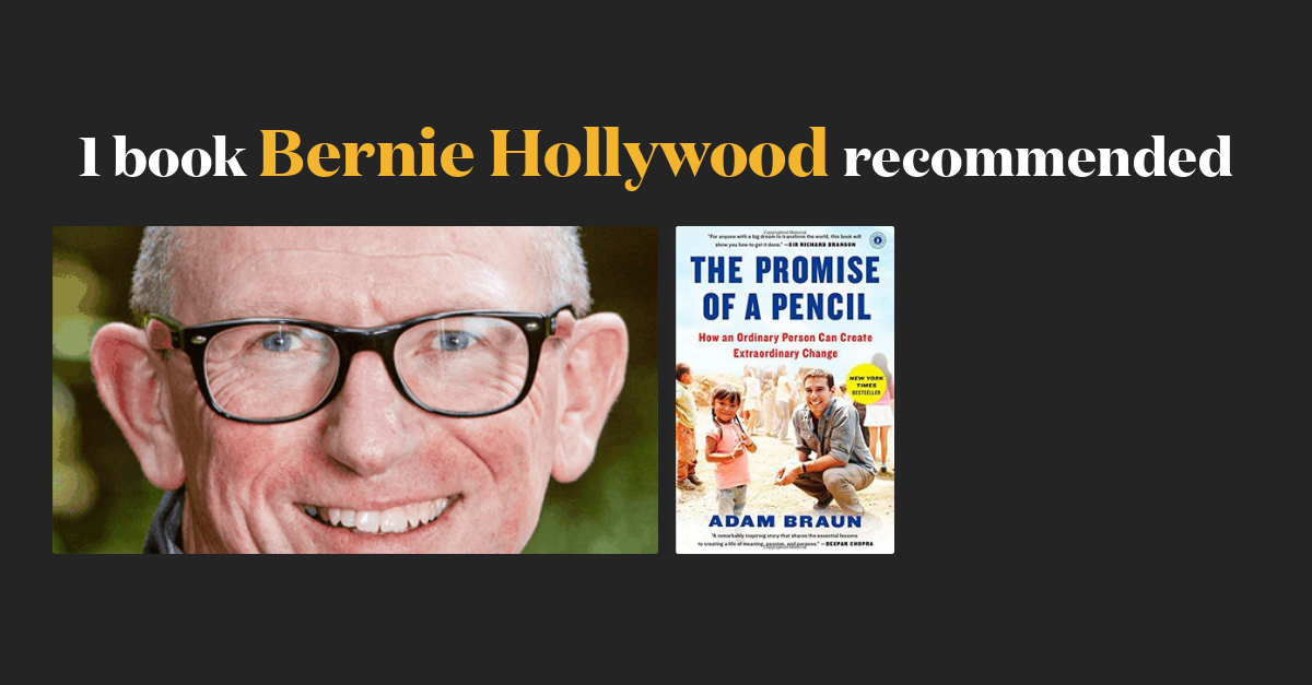 3 books Bernie Hollywood recommended