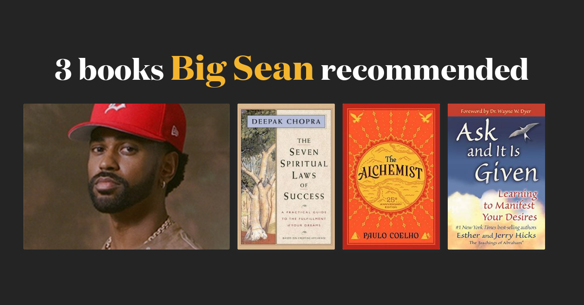 3 books Big Sean recommended