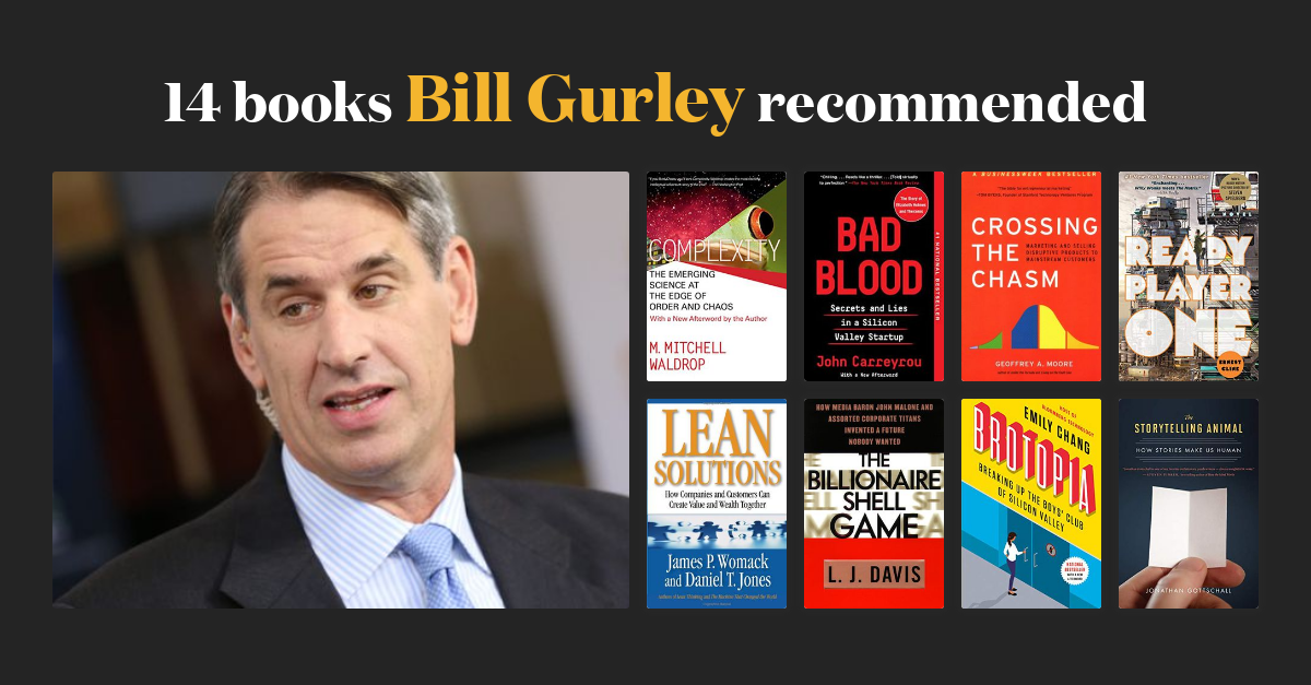 16 books Bill Gurley recommended