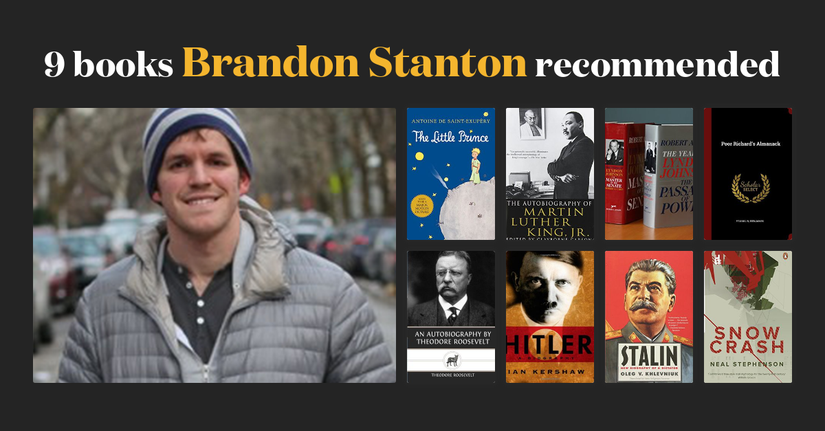 9 books Brandon Stanton recommended
