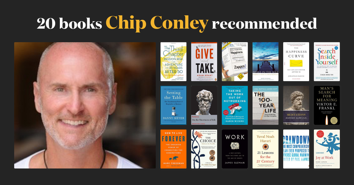 21 books Chip Conley recommended