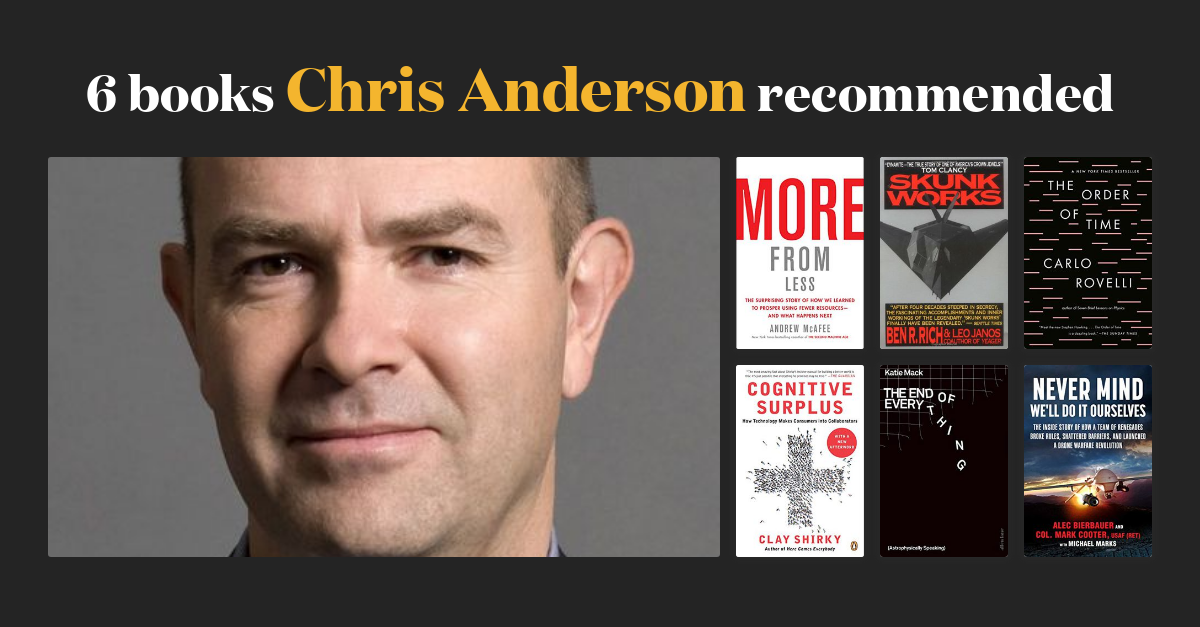 9 books Chris Anderson recommended