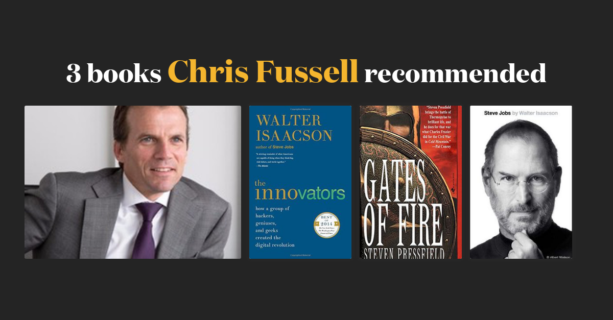 3 books Chris Fussell recommended