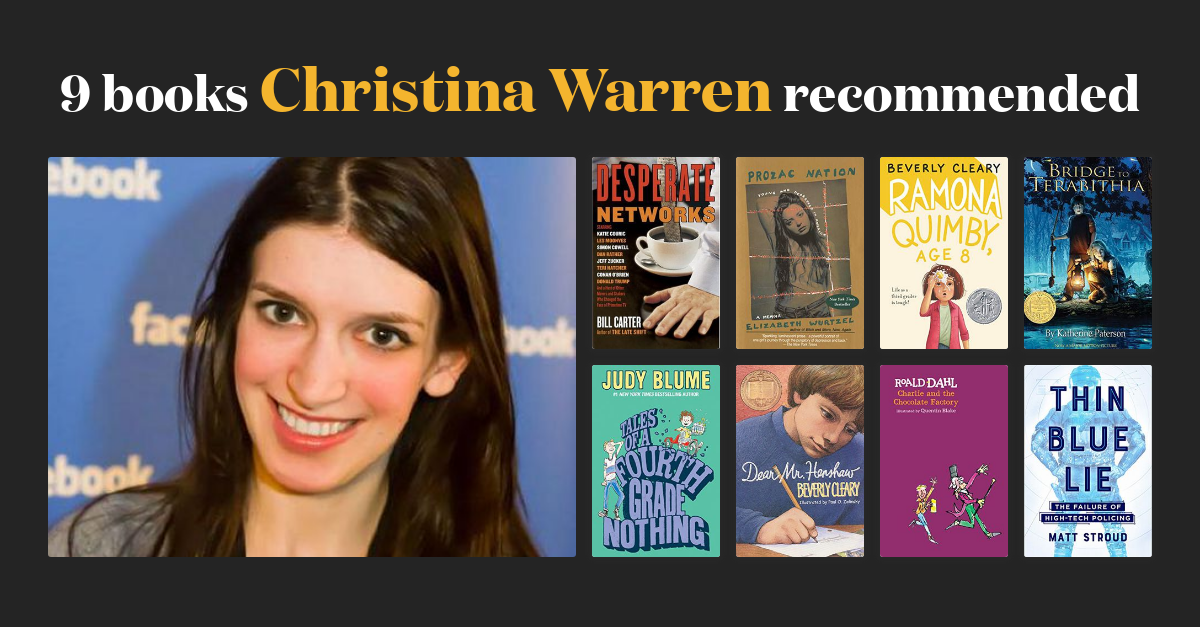 11 books Christina Warren recommended