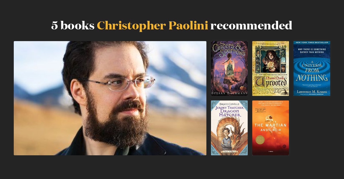 10 books Christopher Paolini recommended