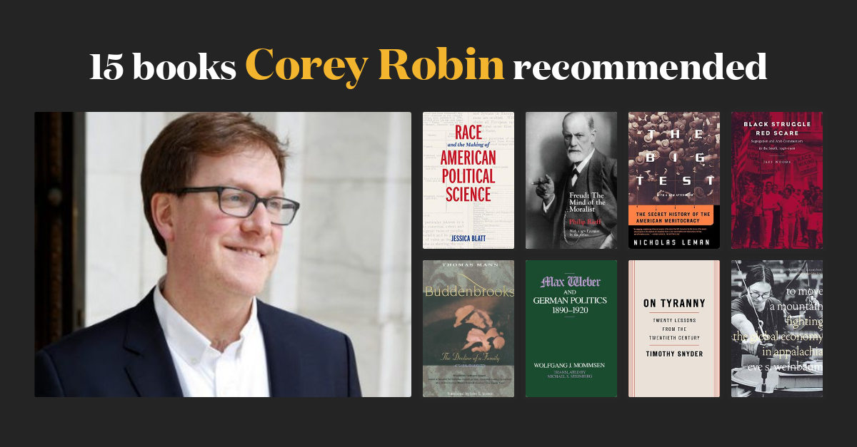 20 books Corey Robin recommended