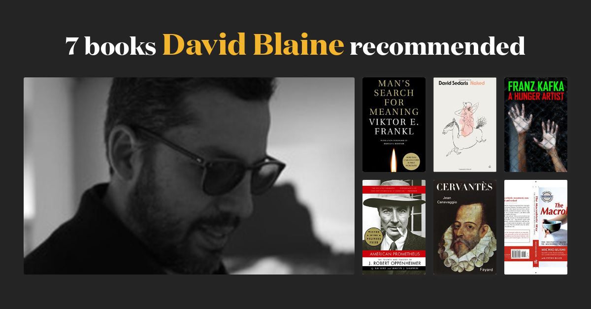 7 books David Blaine recommended