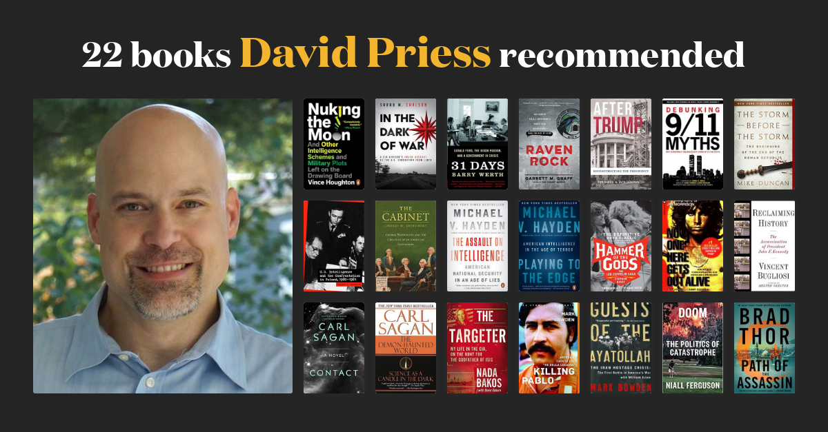 31 books David Priess recommended
