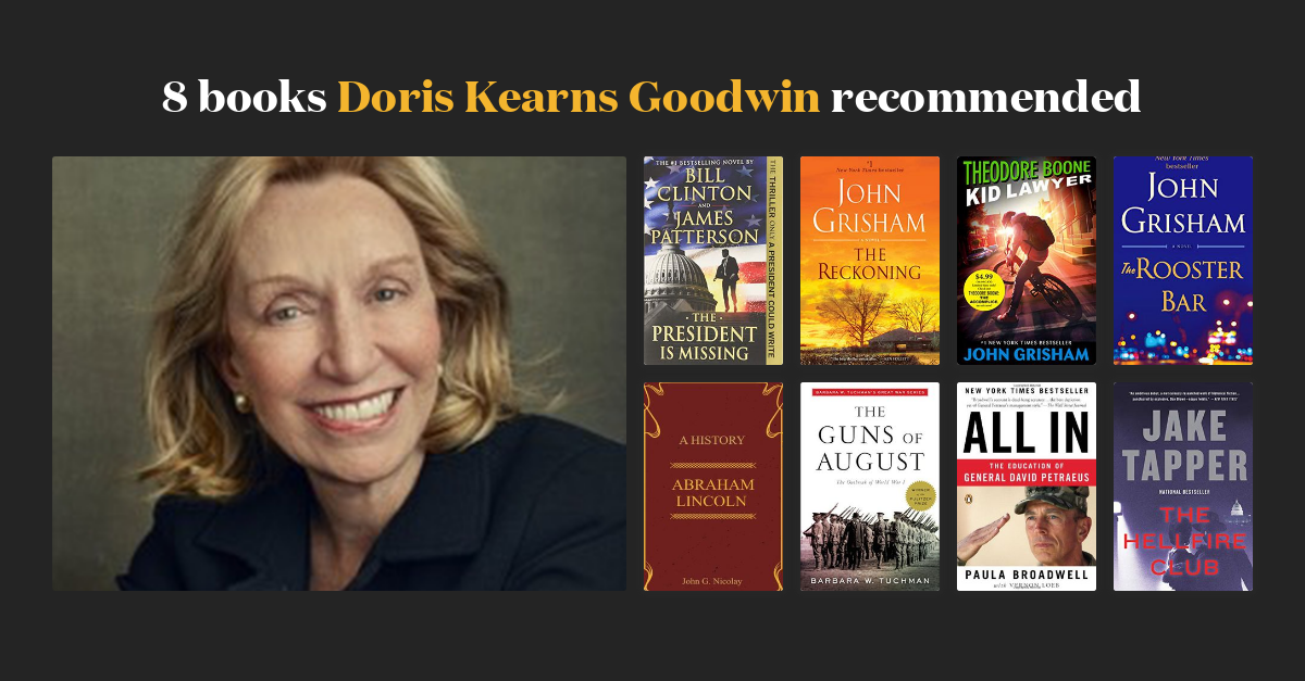 8 books Doris Kearns Goodwin recommended