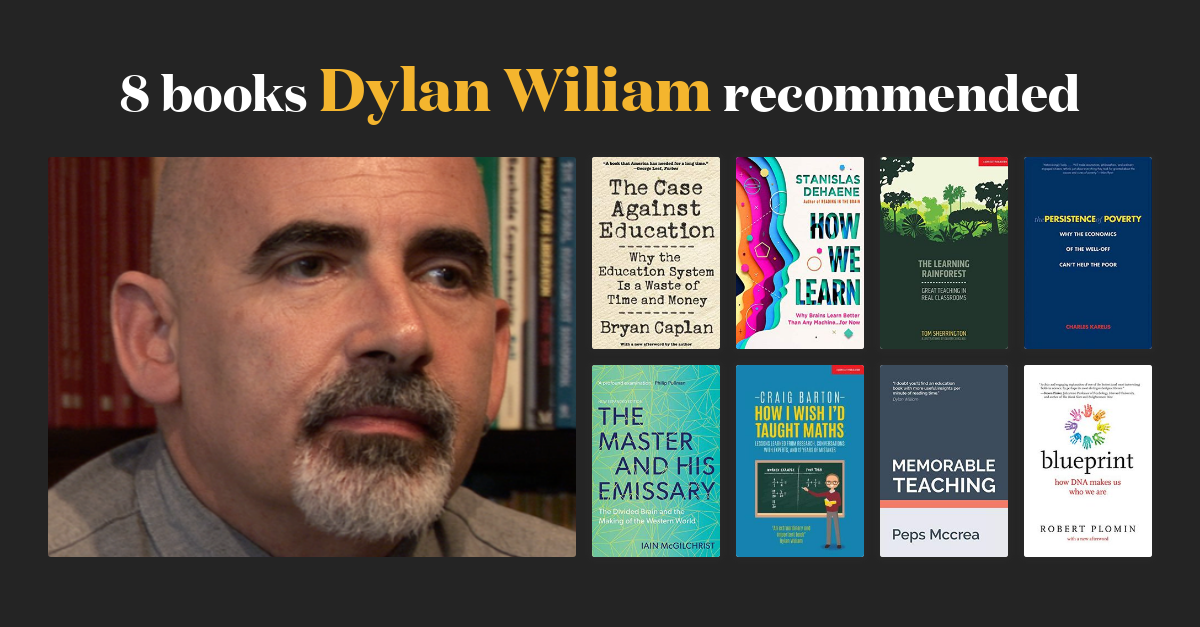 14 books Dylan Wiliam recommended