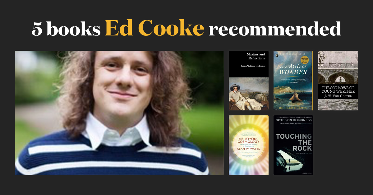 5 books Ed Cooke recommended