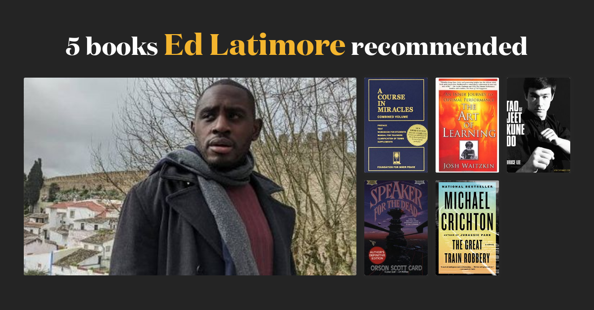 7 books Ed Latimore recommended