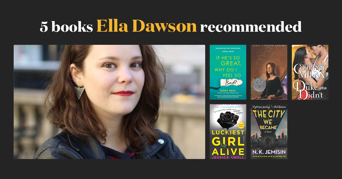 28 books Ella Dawson recommended