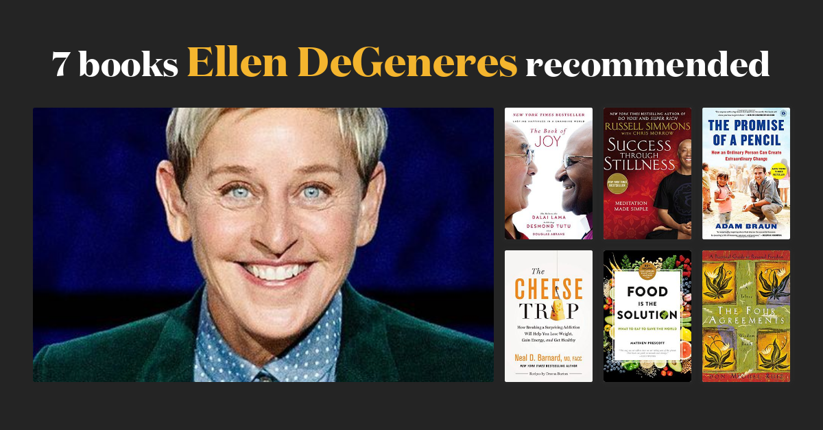 7 books Ellen DeGeneres recommended