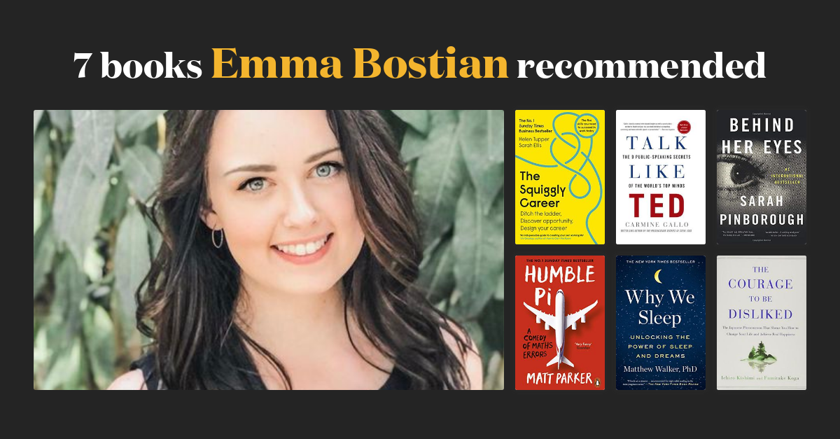 19 books Emma Bostian recommended