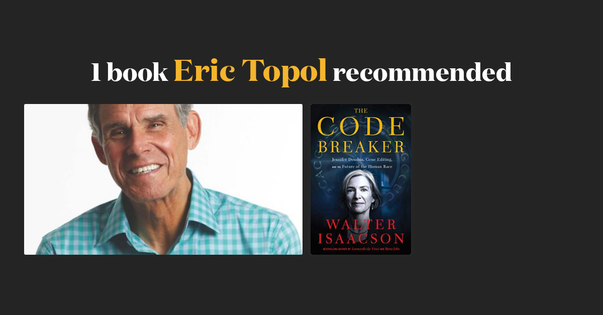 13 books Eric Topol recommended