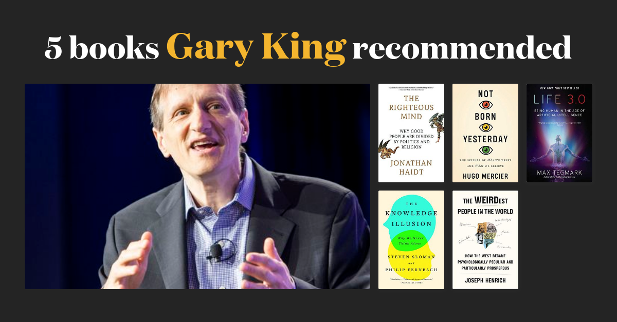 5 books Gary King recommended