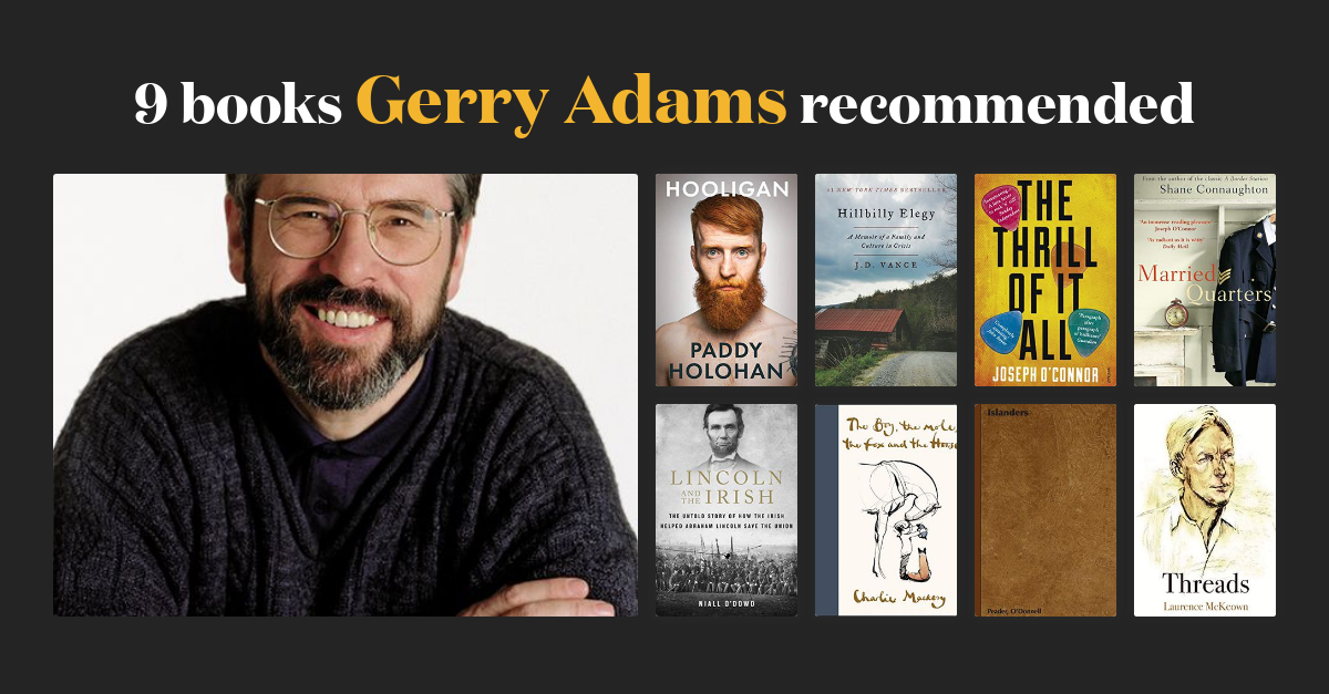 13 books Gerry Adams recommended