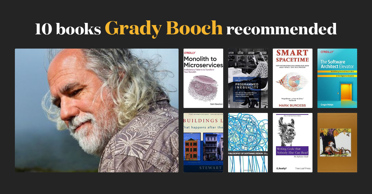 17 books Grady Booch recommended