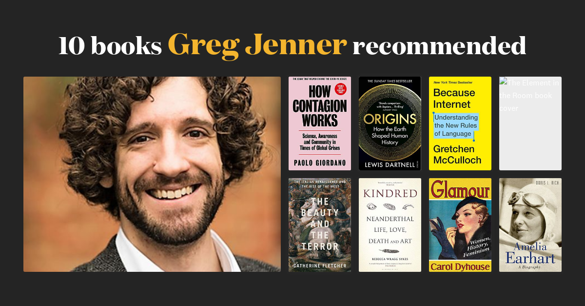 32 books Greg Jenner recommended