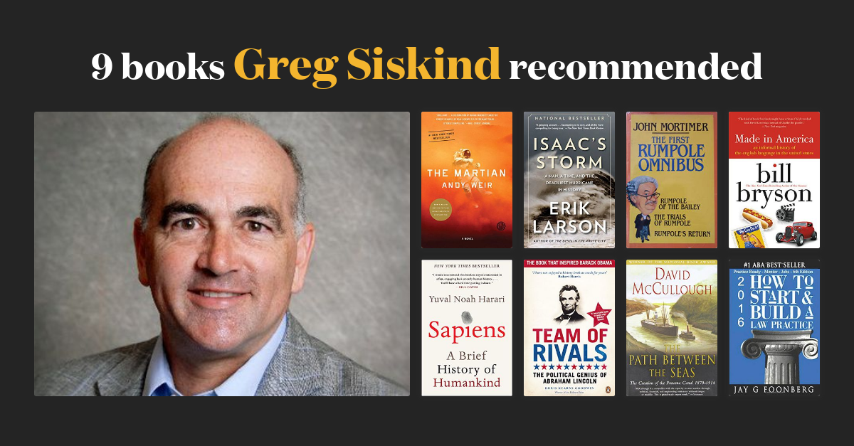 11 books Greg Siskind recommended