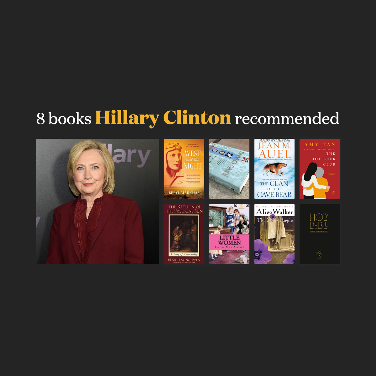 11 books Hillary Clinton recommended