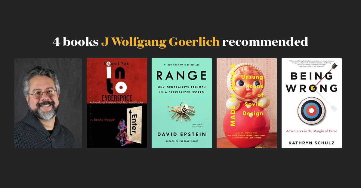 7 books J Wolfgang Goerlich recommended
