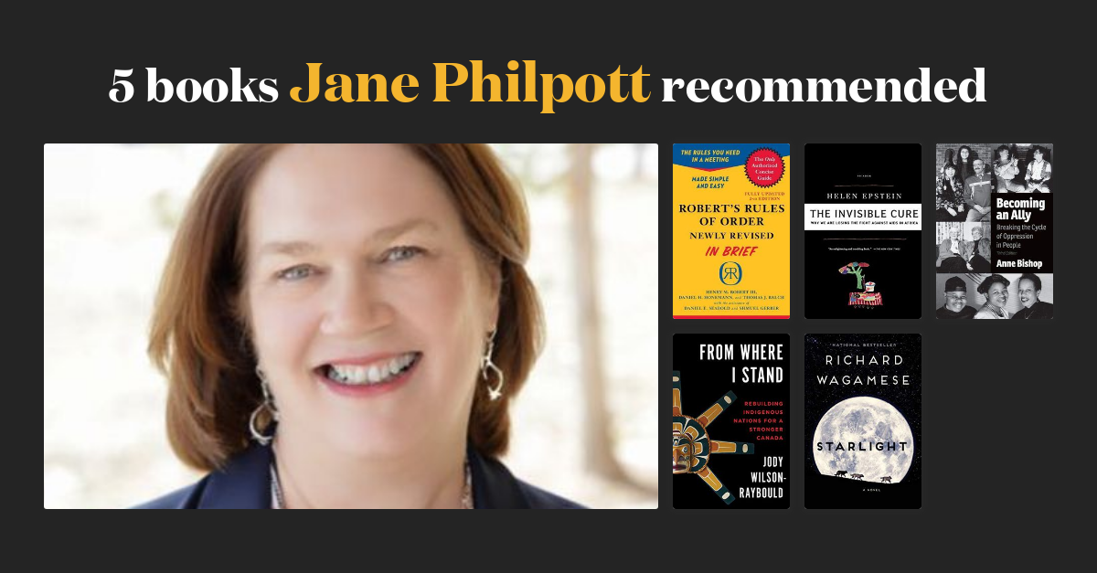 5 books Jane Philpott recommended