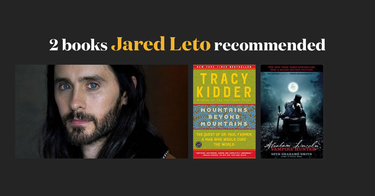 3 books Jared Leto recommended
