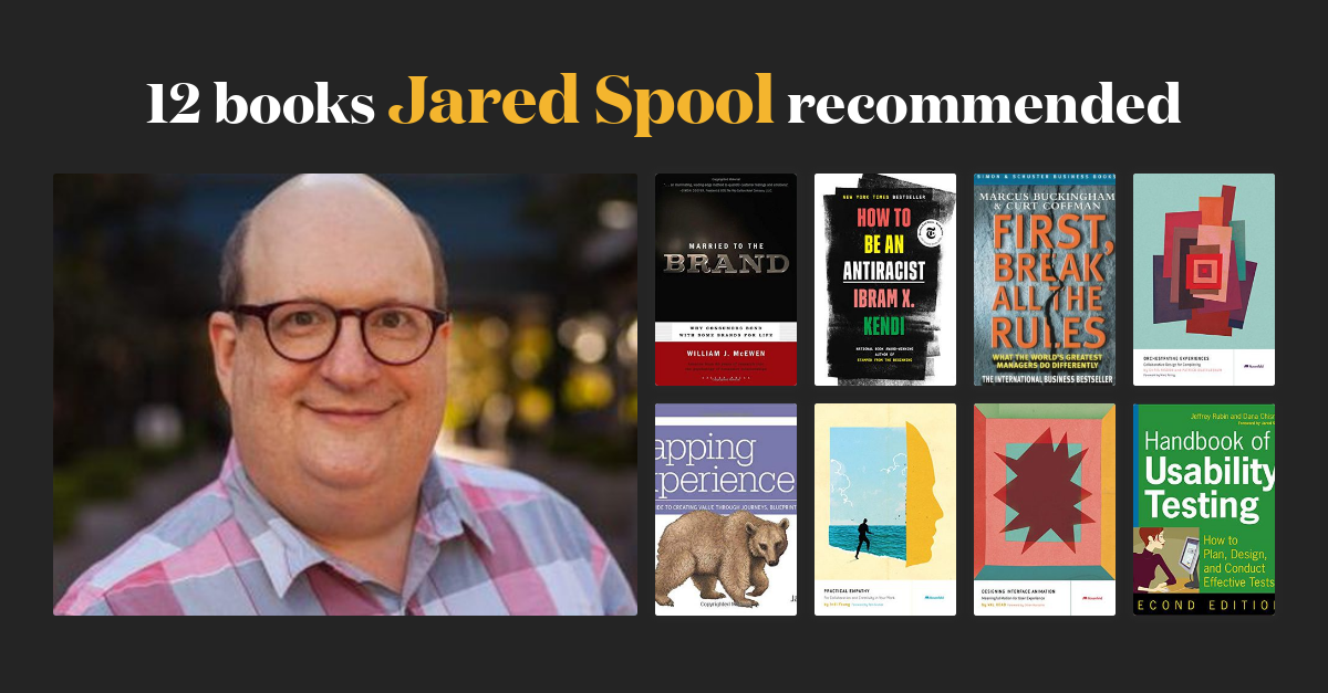 16 books Jared Spool recommended