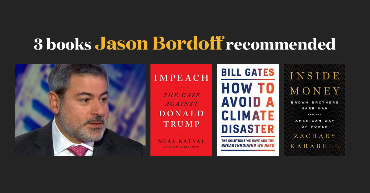 6 books Jason Bordoff recommended