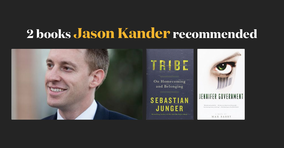 4 books Jason Kander recommended