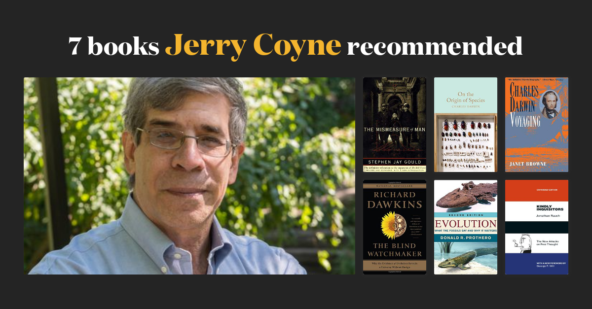 9 books Jerry Coyne recommended