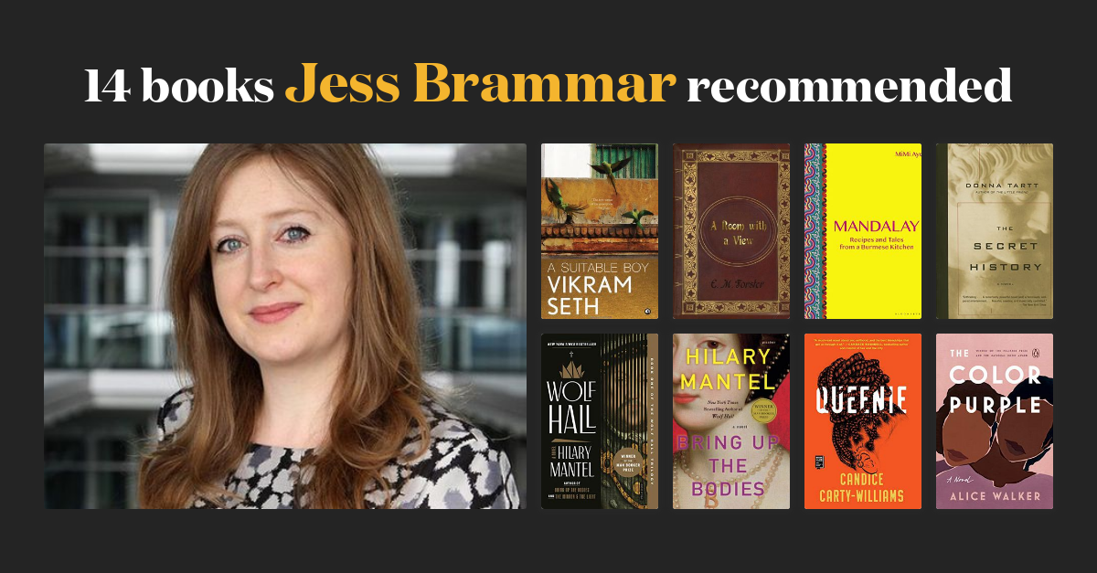 16 books Jess Brammar recommended